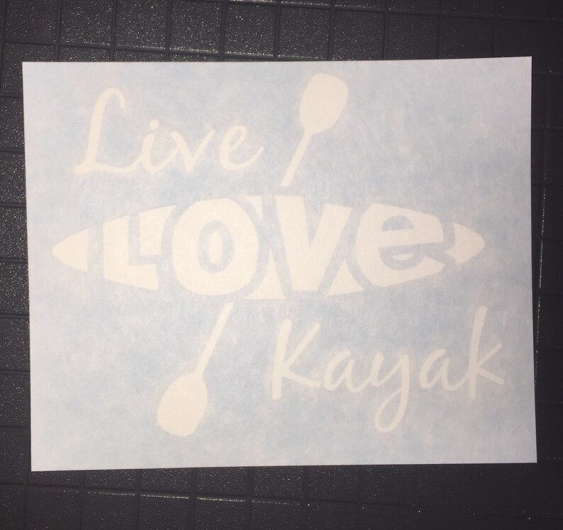 Kayak Bumper Sticker Kayak Car Sticker Kayak Sticker - Etsy