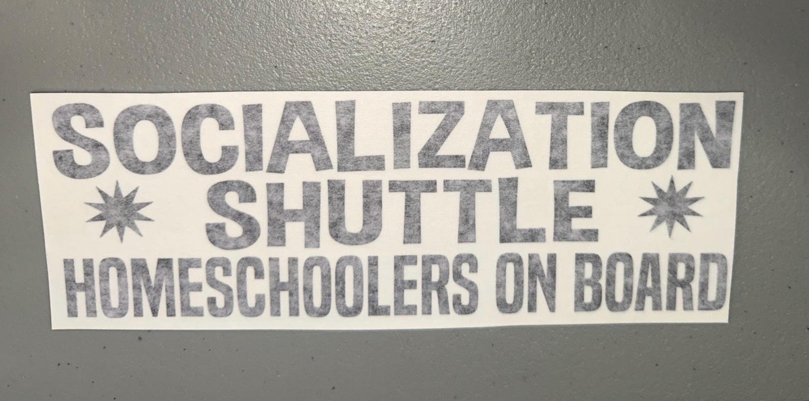 Homeschool Bumper Sticker | Homeschoolers on Board Vinyl Decal ...