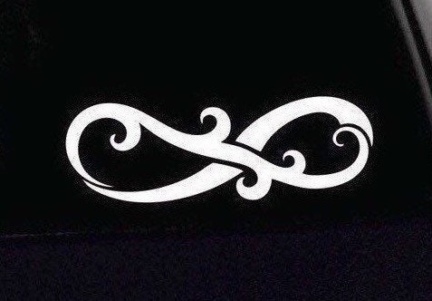Infinity Symbol Sticker Infinity Car Decal Infinity Symbol | Etsy