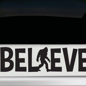 Bigfoot Vinyl Decal Sticker | Bigfoot Bumper Sticker | Believe Bigfoot ...