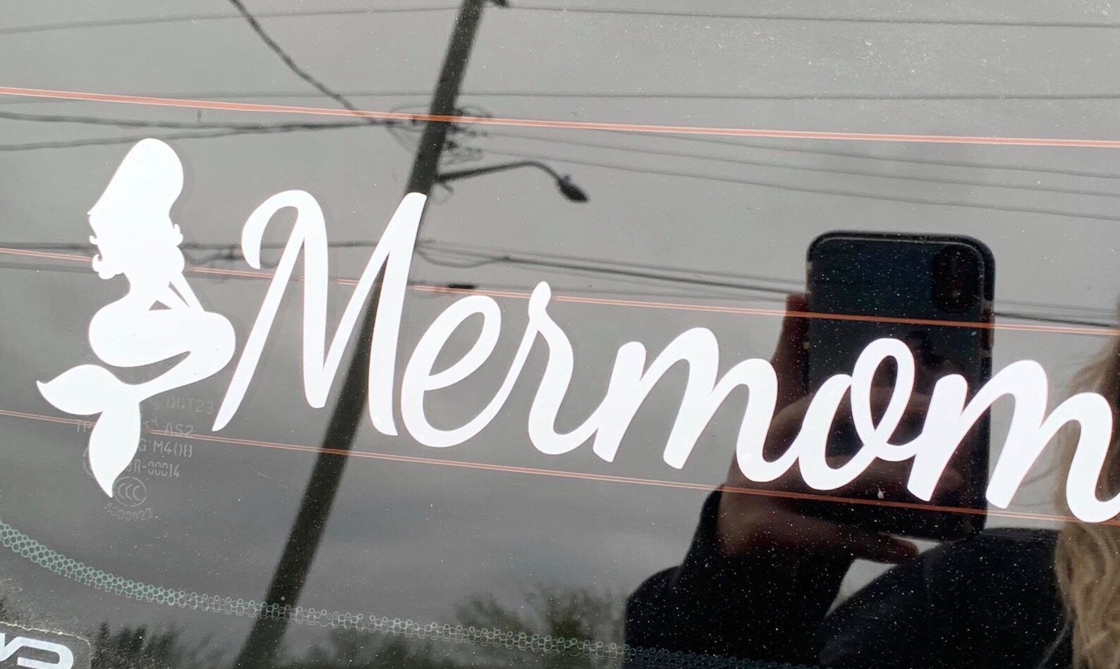 Mermom Waterproof Vinyl Decal | Mermom Car Window Bumper Sticker - Etsy