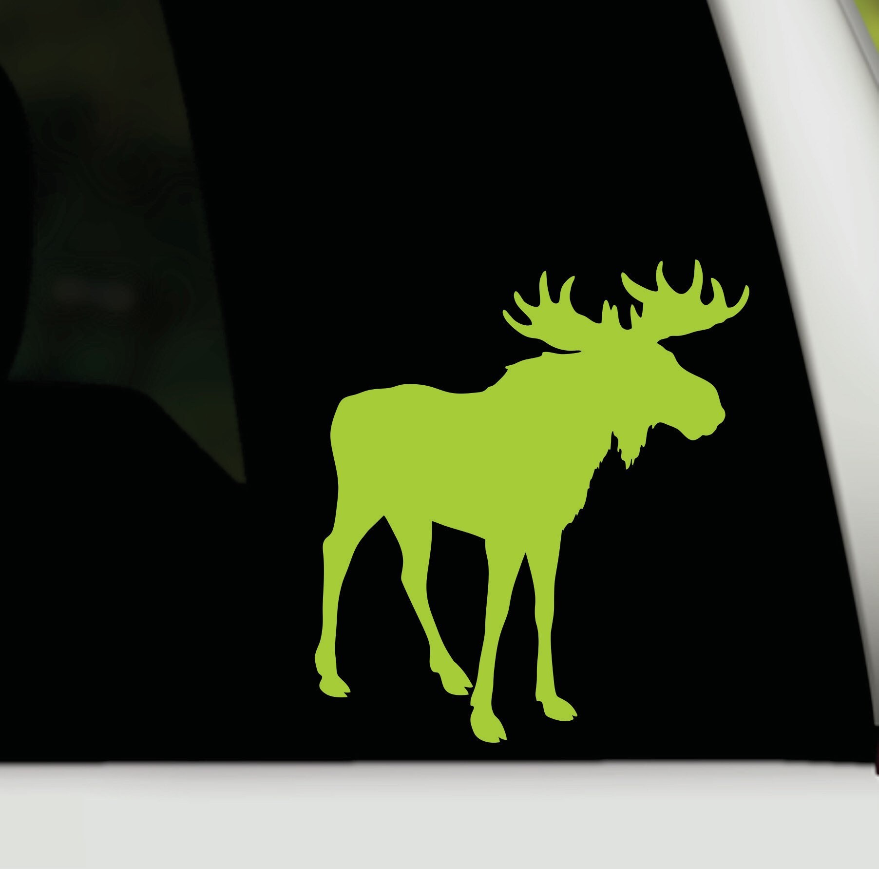 Moose Vinyl Decal Sticker Moose Bumper Sticker Hunting - Etsy