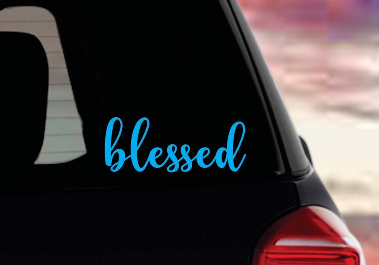 Blessed Bumper Sticker | Blessed Vinyl Decal | Blessed Car Sticker ...
