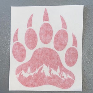 Bear Claw Vinyl Decal | Bear Paw Sticker | Bear Claw | Bear Claw Bumper ...