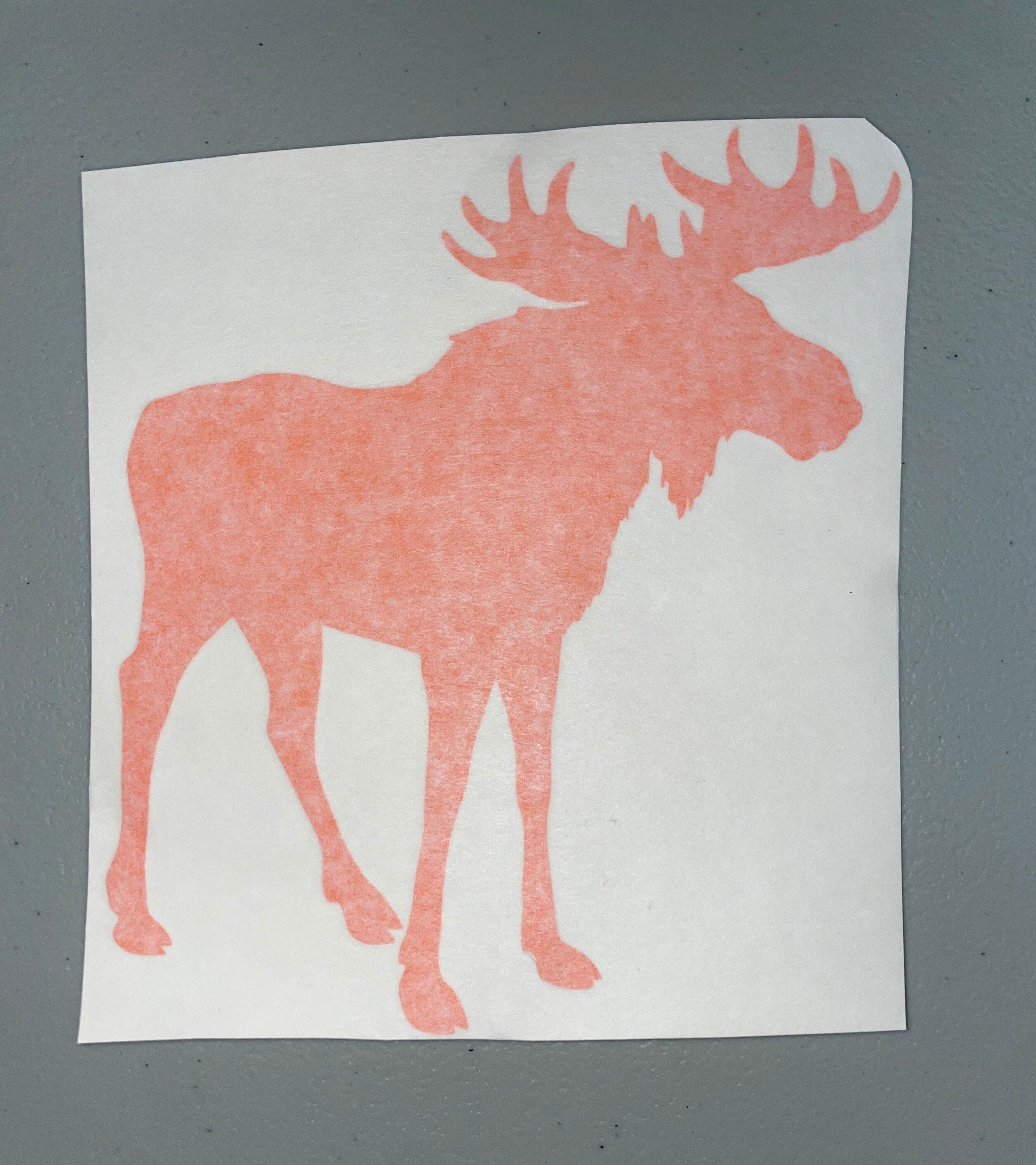 Moose Vinyl Decal Sticker Moose Bumper Sticker Hunting - Etsy