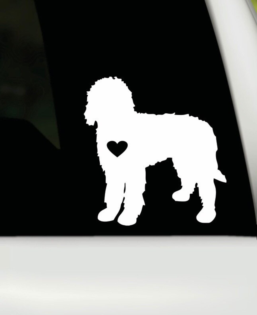 Labradoodle Vinyl Decal | Labradoodle Sticker | Labradoodle Heart ...