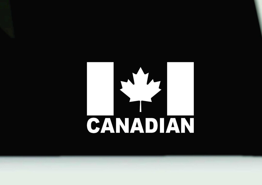 Canadian Flag Bumper Sticker | Canada Flag Vinyl Decal | Canadian Truck ...