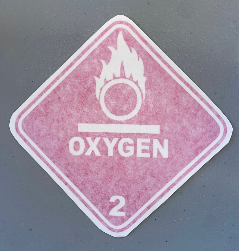 Oxygen Vinyl Decal | Oxygen Car Decal Sticker | Oxygen Bumper Sticker ...