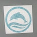 Dolphin Vinyl Decal Dolphin Sticker Dolphin Bumper Sticker - Etsy