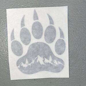 Bear Claw Vinyl Decal | Bear Paw Sticker | Bear Claw | Bear Claw Bumper ...