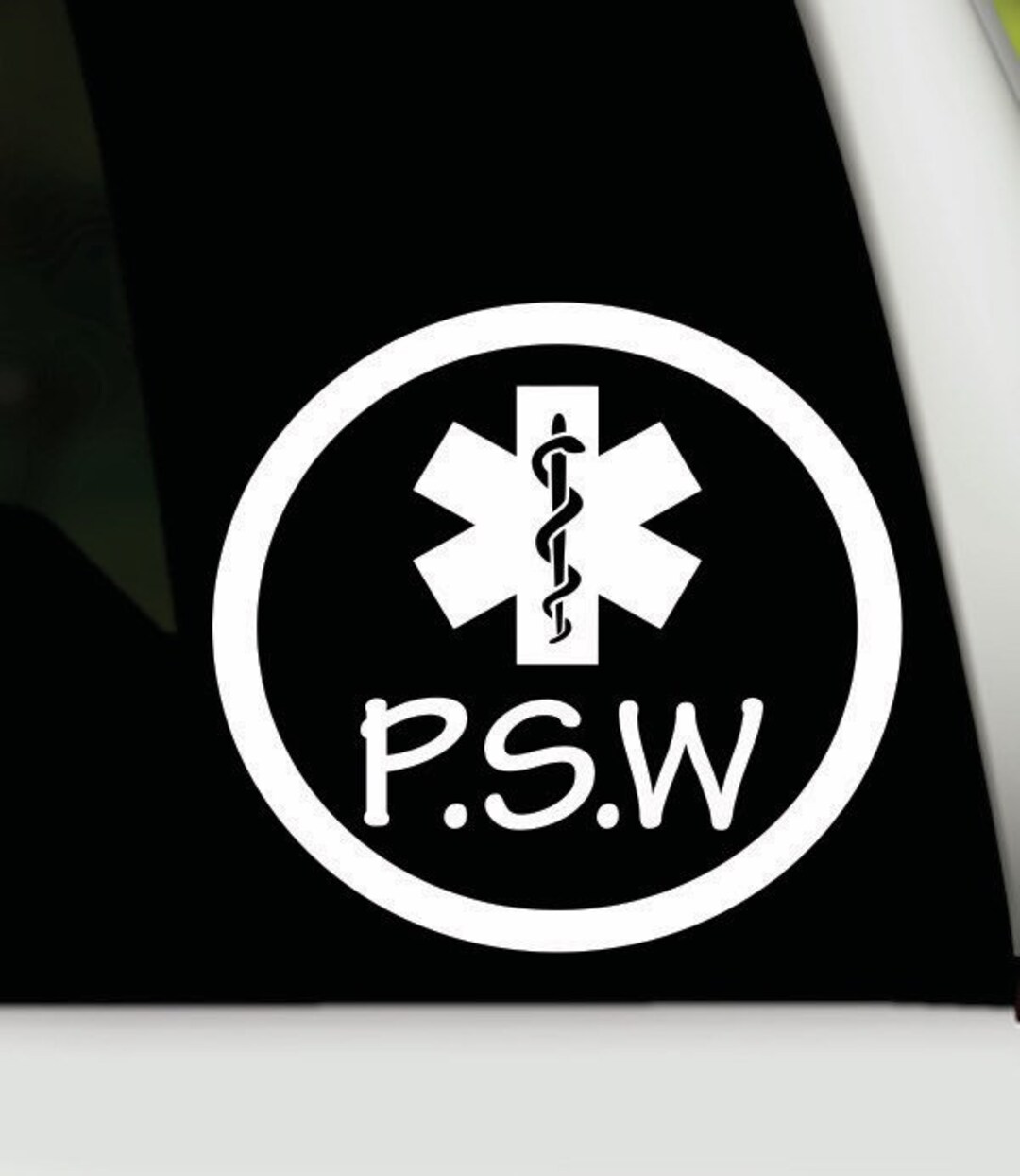 PSW Vinyl Decal | PSW Bumper Sticker | Personal Support Worker Vinyl ...