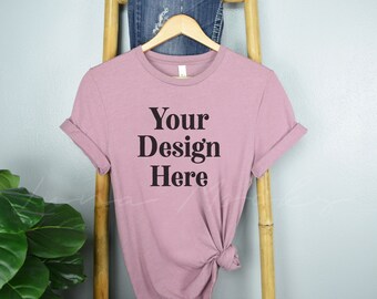 Bella Canvas Heather Orchid - Etsy