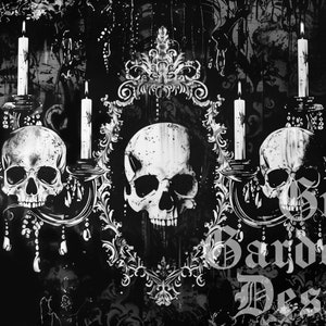 Skull Decoupage - Etsy