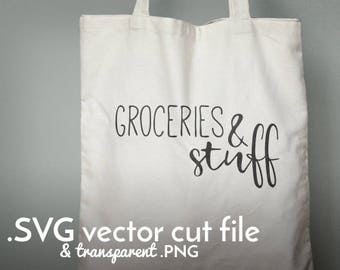 Grocery Bag Svg | Etsy