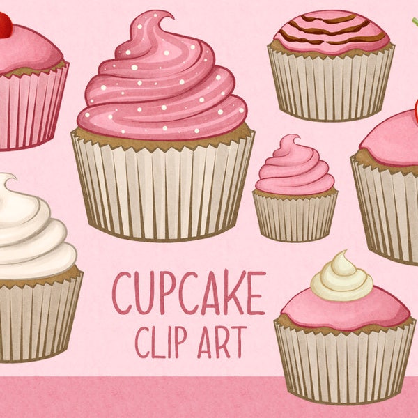 Muffin Clipart - Etsy