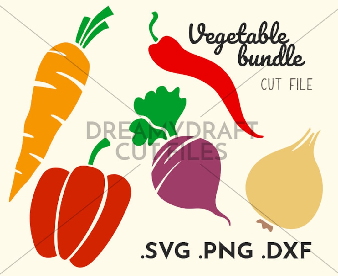 Vegetable Svg Cut File Bundle | Cooking Svg - Carrot Svg - Beet Svg ...