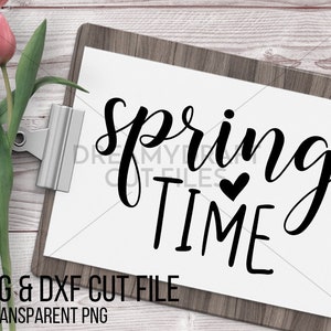 Spring Time Svg Cut File | Spring Svg - Spring Season Svg - Hello ...