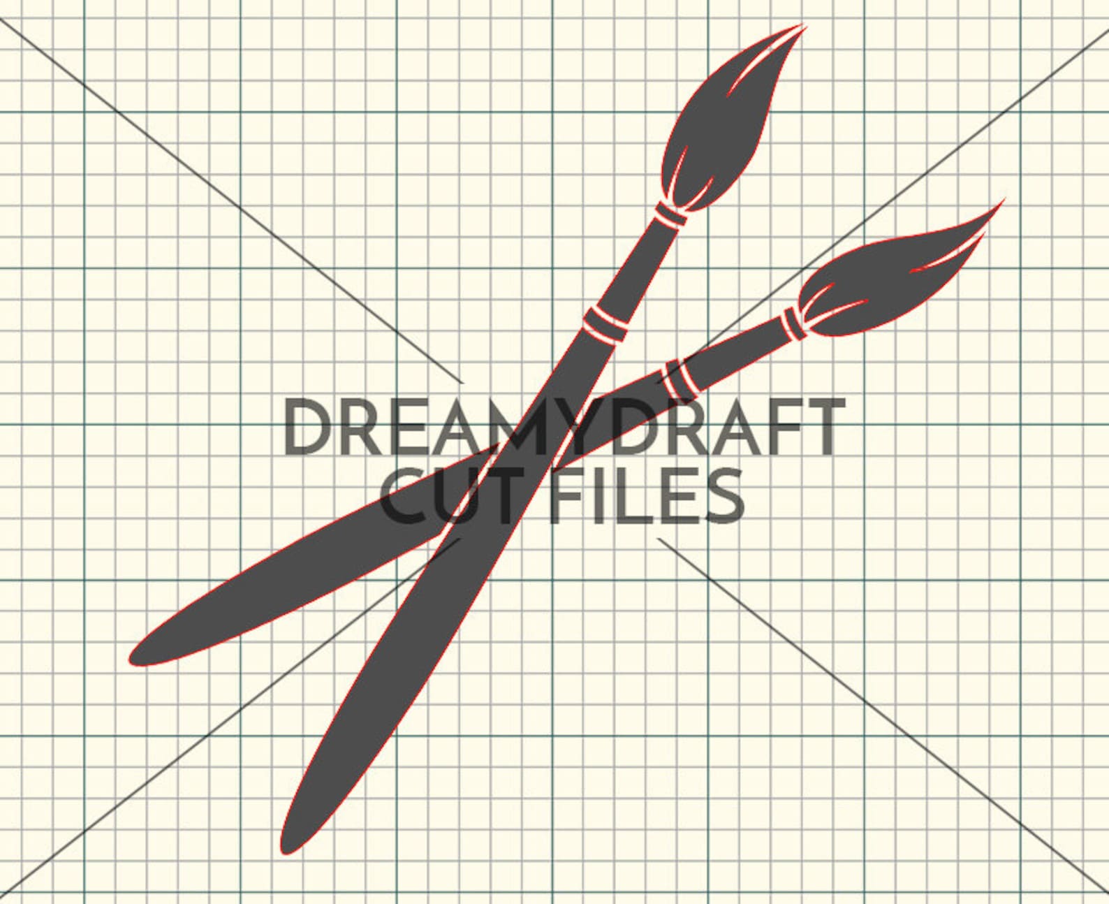 Paint Brushes Svg Cut File Painting Svg Artist Svg Paint - Etsy