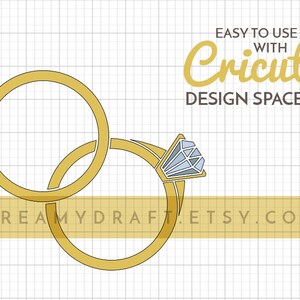 Wedding Ring Cut File | Diamond - Engagement - Jewelry - Wedding Clip ...