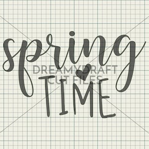 Spring Time Svg Cut File | Spring Svg - Spring Season Svg - Hello ...