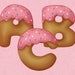 Donut Alphabet Clip Art Set Doughnut Clip Art, Doughnut Letters ...