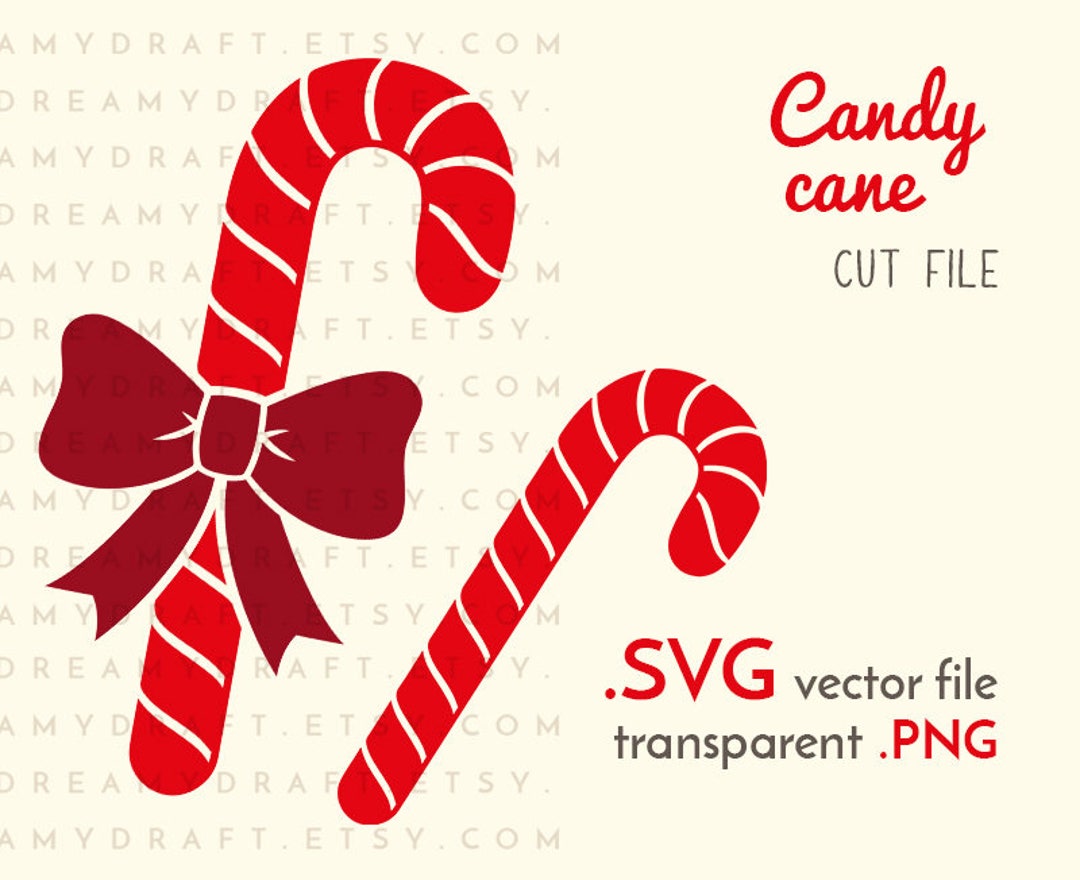 Candy Cane Svg Cut File | Christmas Svg - Candy Svg - Holiday Svg ...