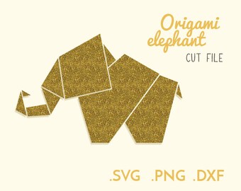 Geometric Elephant - Etsy