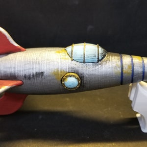 3D Print Retro Rocket 7 Kit or Hand Painted and - Etsy