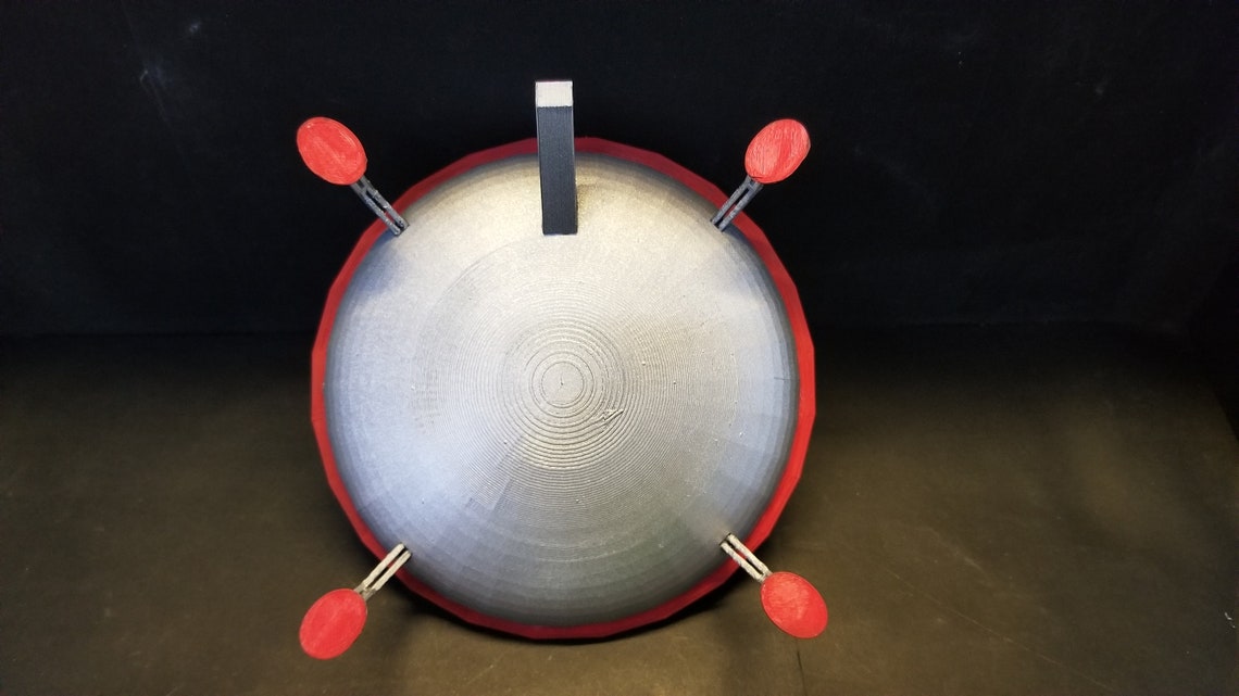 3D Print Retro UFO 7 Kit or Hand Painted and - Etsy