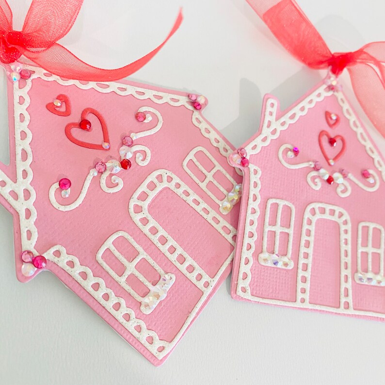 Gingerbread House Christmas Gift Tags (set of 2) Three Colours to ...