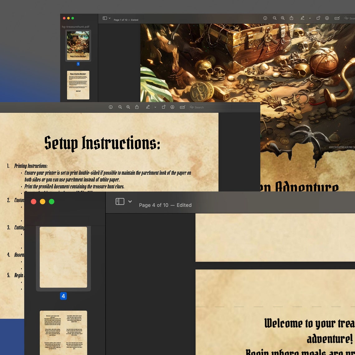Treasure Hunt Adventure, Interactive Fun Includes QR Code Surprise! - Etsy