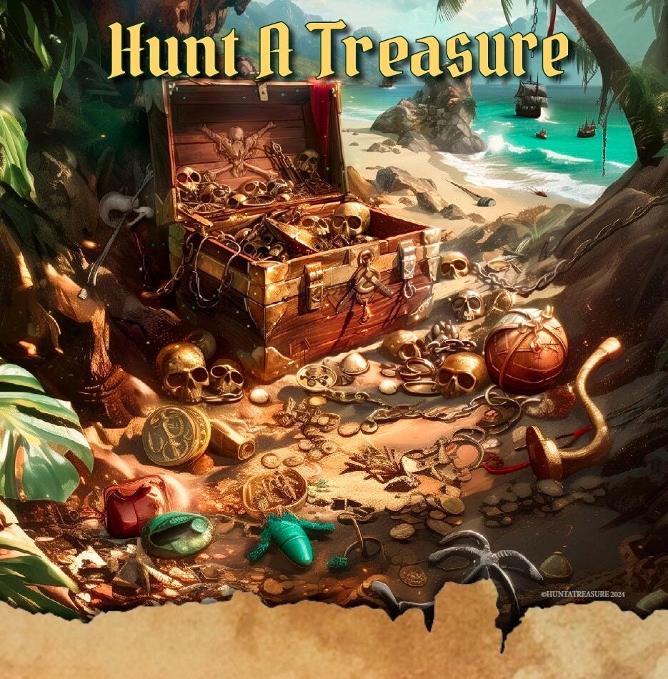 Treasure Hunt Adventure, Interactive Fun Includes QR Code Surprise! - Etsy