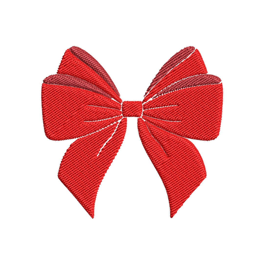 Gift Bow- Machine Embroidery Files (.PES, .JEF, .DST) - Etsy