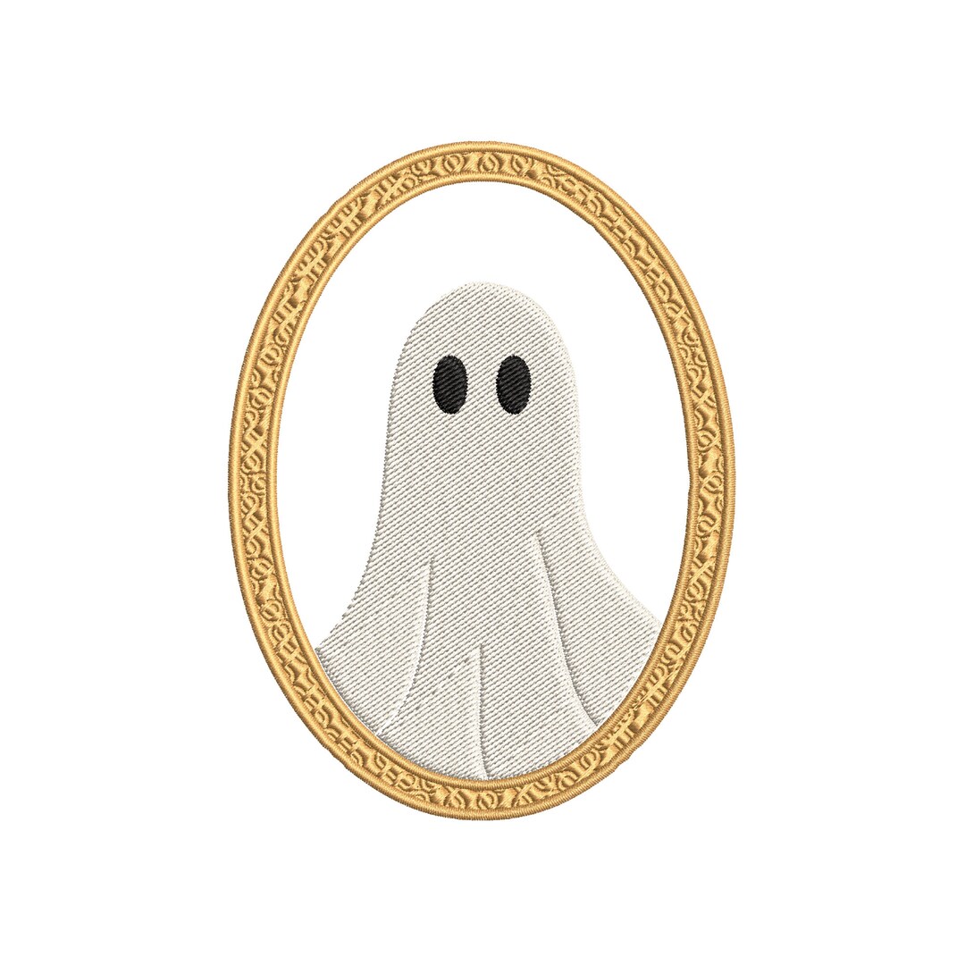 Ghost Portrait- Machine Embroidery Files (.PES, .JEF, .DST) - Etsy