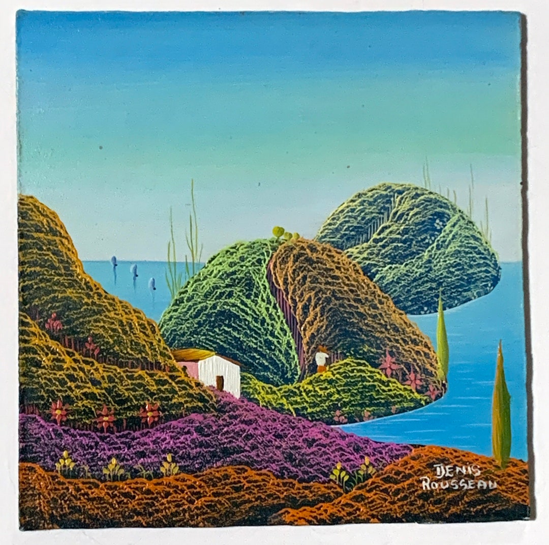 Miniature Painting by Noted Haitian Artist Denis Rousseau - Etsy