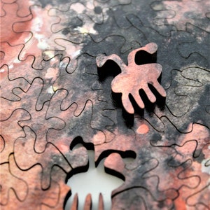 Mars Wooden Puzzle 266 Pieces Round Wood Jigsaw With Crazy - Etsy