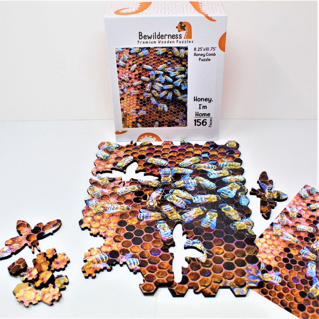Beehive Wooden Jigsaw Puzzle 156 Piece Wood Puzzle for Adults ...