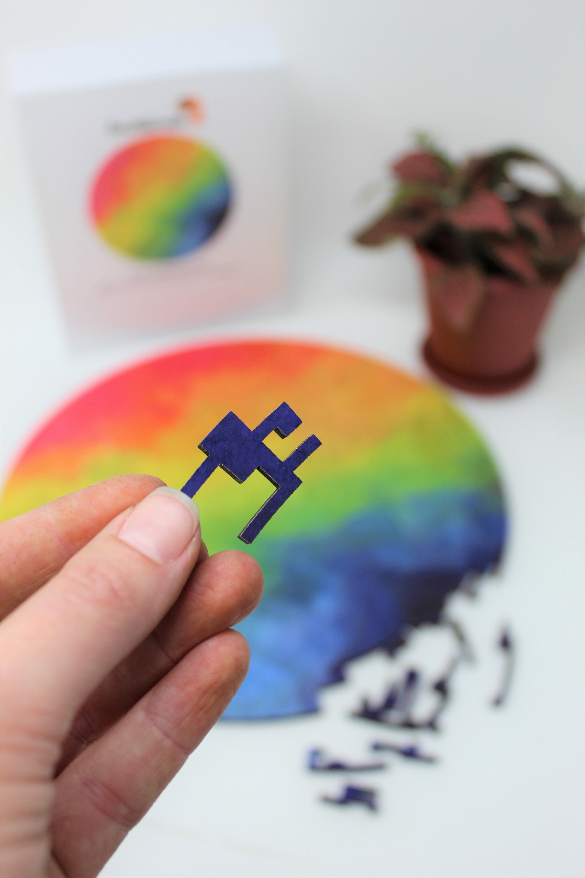 Rainbow Round Puzzle for Skilled Puzzlers 330 Pieces - Etsy Canada