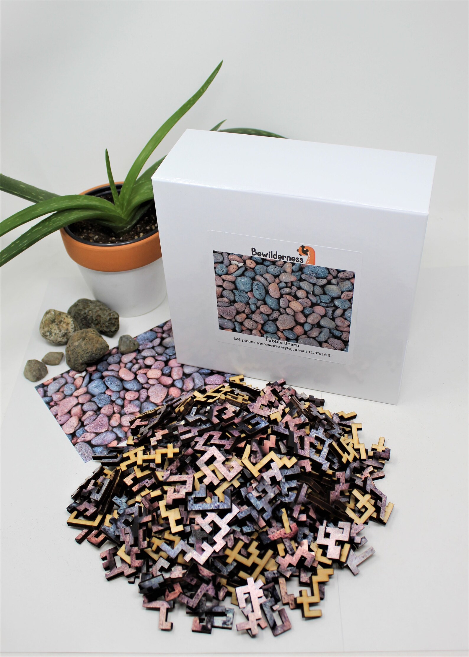 Pebble Beach Wooden Jigsaw Puzzle 326 Pieces Original - Etsy