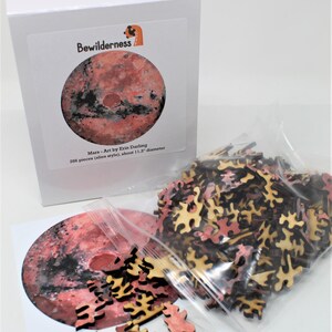 Mars Wooden Puzzle 266 Pieces Round Wood Jigsaw With Crazy - Etsy