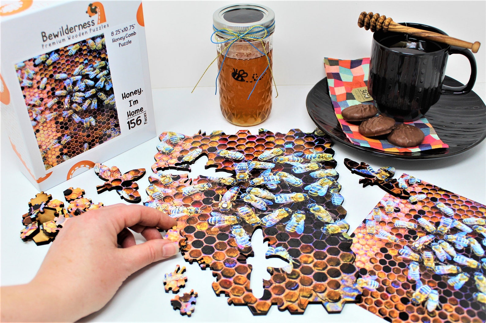Beehive Wooden Jigsaw Puzzle 156 Piece Wood Puzzle for - Etsy