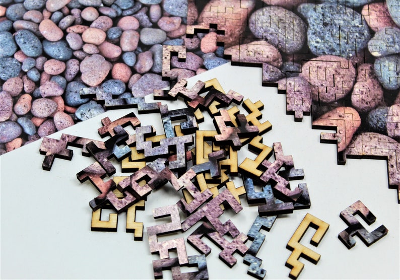 Pebble Beach Wooden Jigsaw Puzzle 326 Pieces Original - Etsy