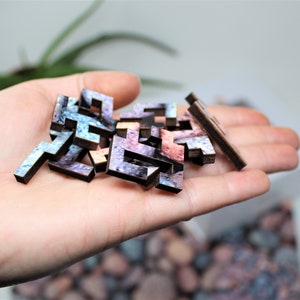 Pebble Beach Wooden Jigsaw Puzzle 326 Pieces Original Geometric Laser ...