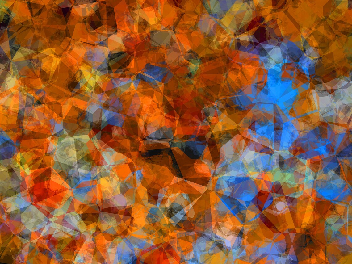 Geometric Wooden Abstract Jigsaw Puzzle Challenging Original - Etsy