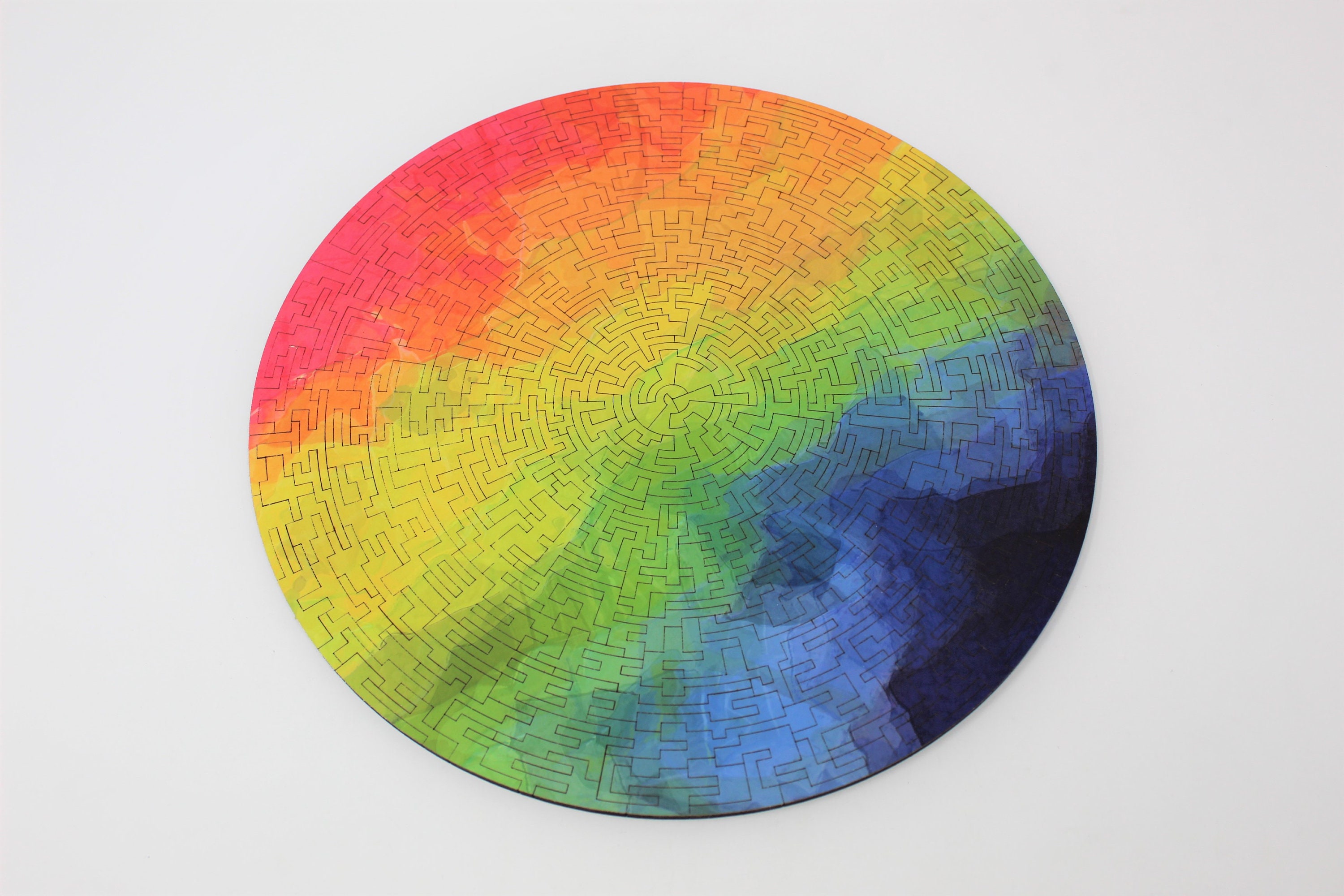 Rainbow Round Puzzle for Skilled Puzzlers 330 Pieces - Etsy Canada