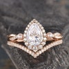 Firework Cut Sapphire Engagement Ring Rose Gold Oval Cut Sapphire Ring ...