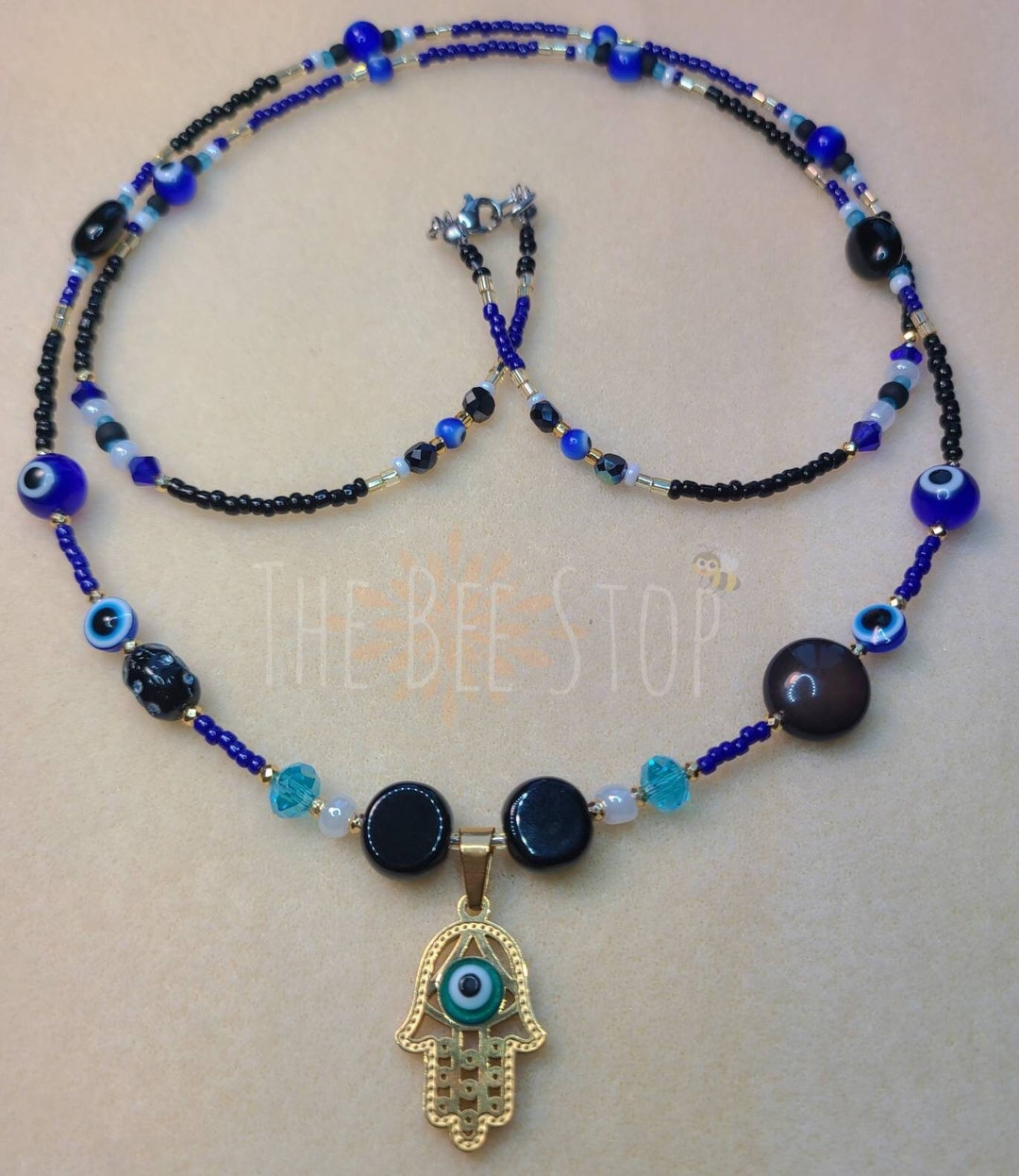 Divinely Protected waist Beads Evil Eye Waist Beads - Etsy