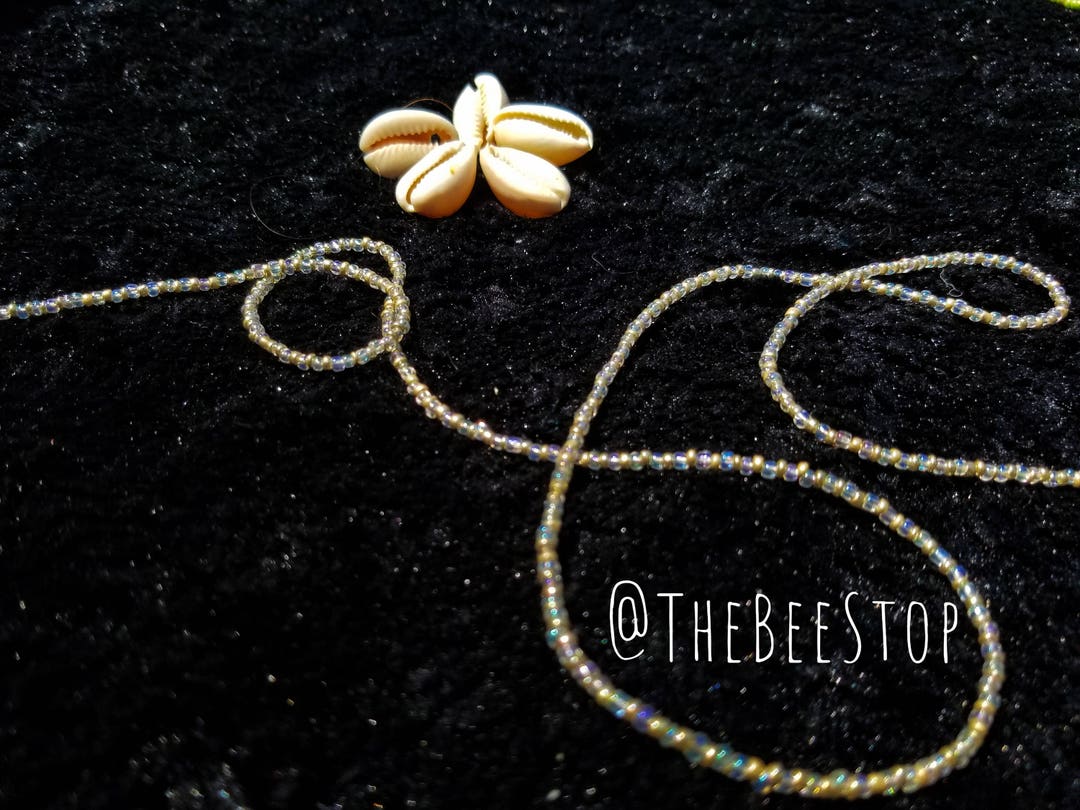 Sparkle waist Beads Stainless Steel Clasp Belly Beads Belly Chain Body ...