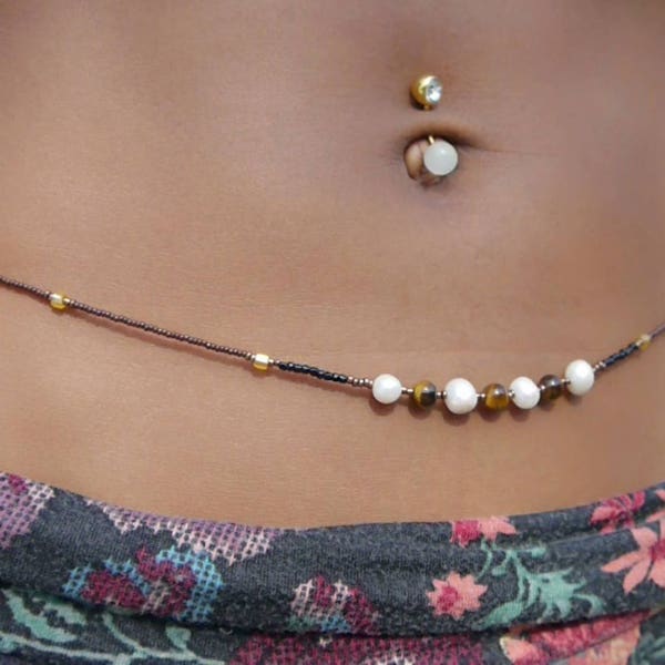 Pearl Body Chain - Etsy