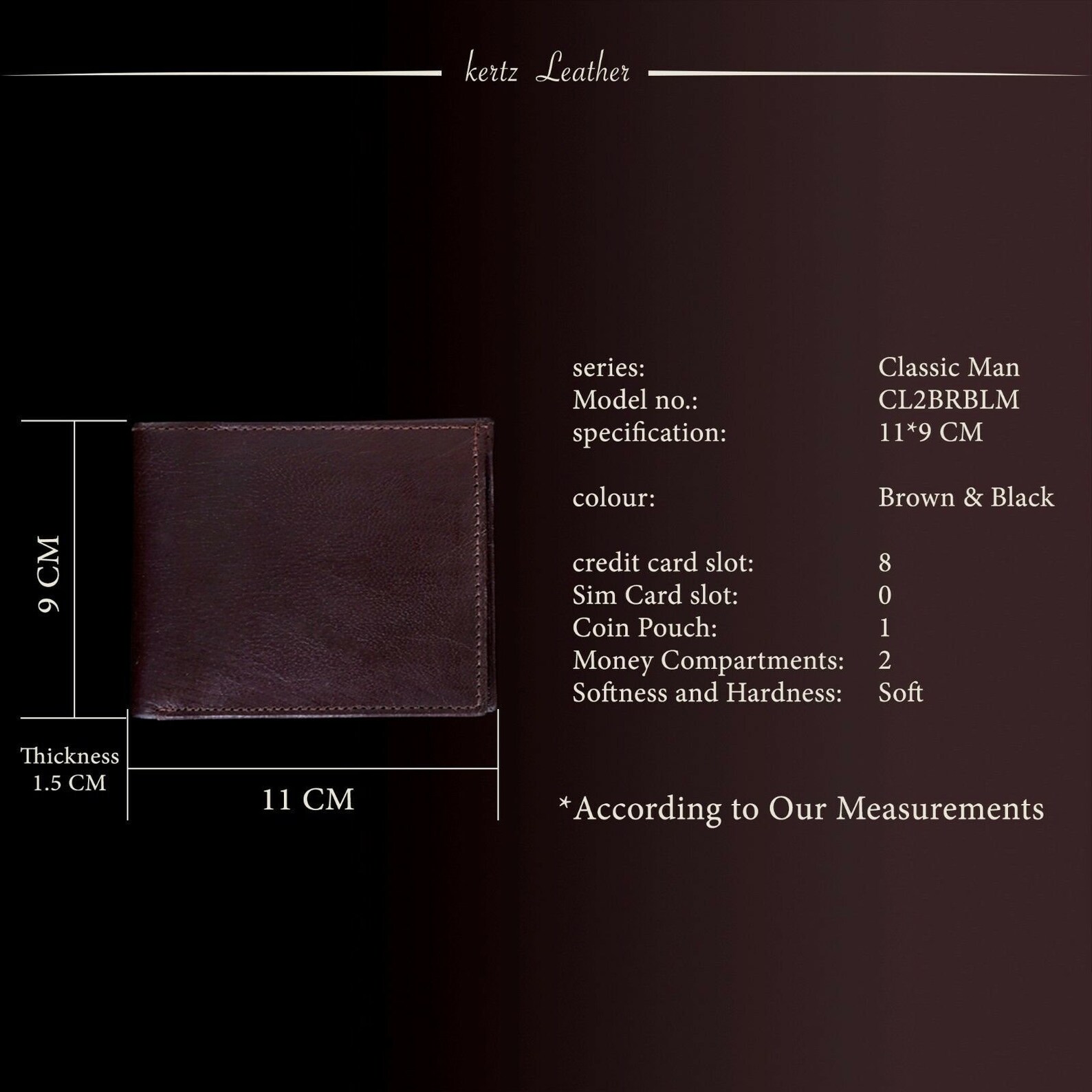 Mens Soft Slim Genuine Leather Wallet Handmade With Card Slot - Etsy UK